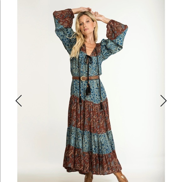Nightcap | Dresses | Nightcap Clothing Maxi Dress Boho Print | Poshmark